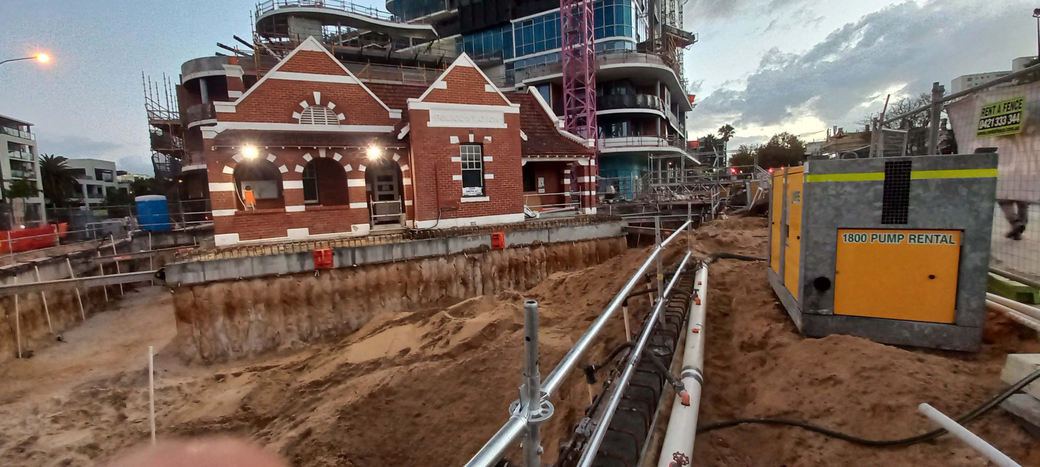 South Perth Police Station Project - www.nationalpump.com.au