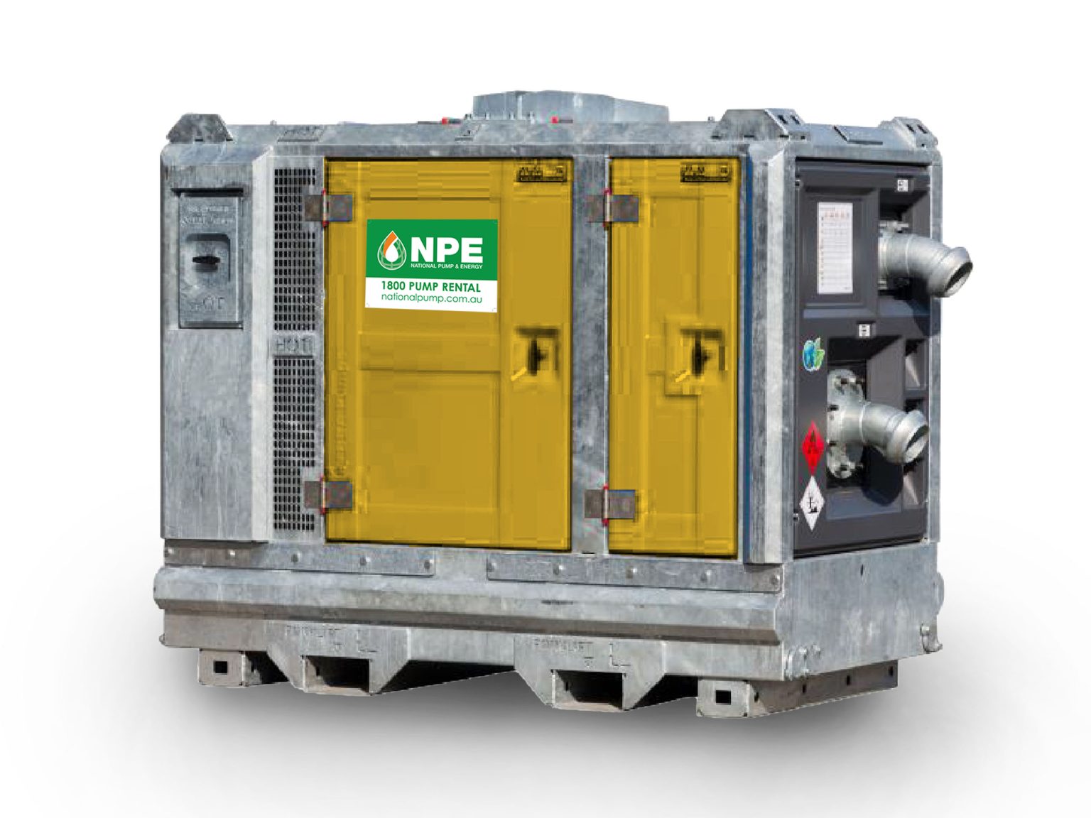 BA100K Diesel Driven Dewatering and Sewage Pump BBA - www.nationalpump ...