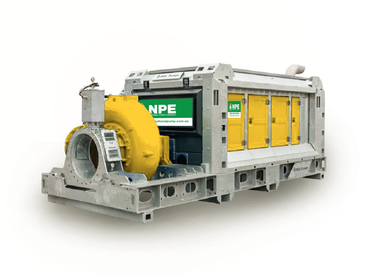 BA700G D810 Diesel Driven Ultra High Flow Dewatering Pump BBA - www ...